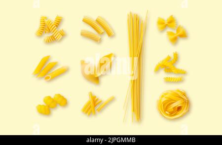 pasta, pasta sort, noddles, pastas, noddle variety, pasta variety Stock ...