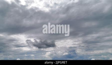 Beautiful cloudy, stormy sky during autumn on a nice day Stock Photo ...