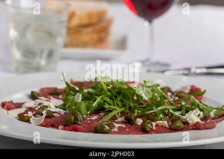 appetizer, carpaccio, rindercarpaccio, appetizers, carpaccios Stock ...