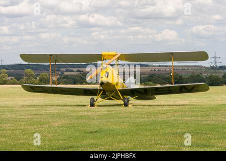 A tiger Moth, G-ASM, at Sibson airfield in 2009 Stock Photo - Alamy