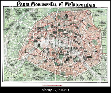 Vintage map of France 1930s Stock Photo - Alamy