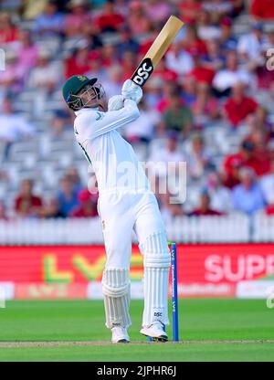 South Africa's Marco Jansen bats during the ICC Men's Cricket World Cup ...