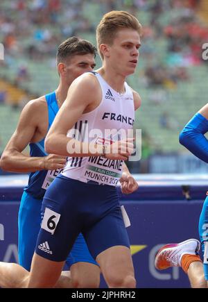Yanis Meziane of France Men's 800m during the European Athletics ...