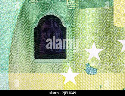 details of cash hundred euro of the European Union, cash European euro ...