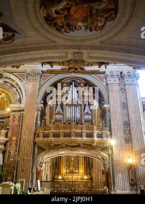 Pipe Organ of the Chiesa del Gesù, Ferrara, Italy Stock Photo - Alamy