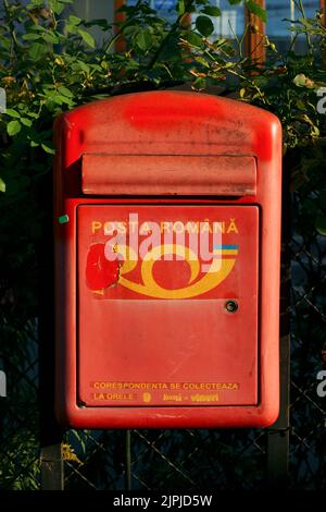 Romanian post box Stock Photo - Alamy