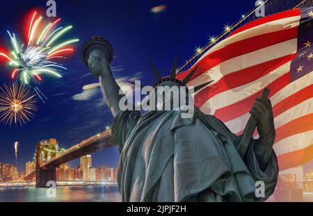 firework display, statue of liberty, firework displays, statue of ...
