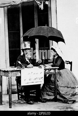 1870 ca. , Naples , Italy : A popular photograph by GIORGIO SOMMER ...