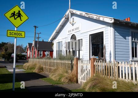 Old Post Office building, Otane, Hawkes Bay, North Island, New Zealand ...