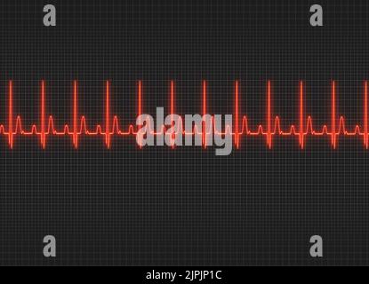heartbeat, ecg, heartbeats, ekg, heart rate Stock Photo - Alamy