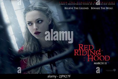 AMANDA SEYFRIED POSTER, RED RIDING HOOD, 2011 Stock Photo - Alamy