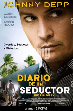JOHNNY DEPP POSTER, THE RUM DIARY, 2011 Stock Photo - Alamy