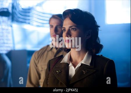 CHRIS EVANS, HAYLEY ATWELL, CAPTAIN AMERICA: THE FIRST AVENGER, 2011 ...