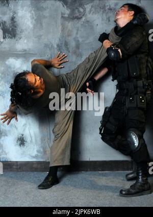 JOE TASLIM, YAYAN RUHIAN, THE RAID, 2011 Stock Photo - Alamy
