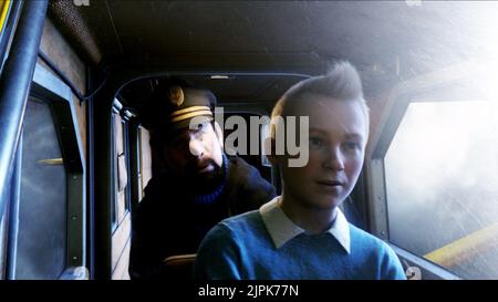 TINTIN, CAPTAIN HADDOCK, THE ADVENTURES OF TINTIN: THE SECRET OF THE ...