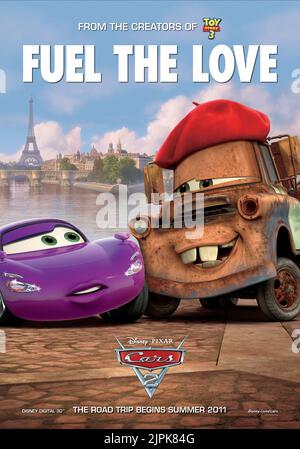 MOVIE POSTER, CARS 2, 2011 Stock Photo - Alamy