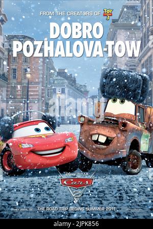 MOVIE POSTER, CARS 2, 2011 Stock Photo - Alamy