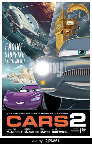 MOVIE POSTER, CARS 2, 2011 Stock Photo - Alamy