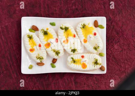 Cham Cham Mithai Also Called Rasgulla Malai Chaap, Chomchom Or ...