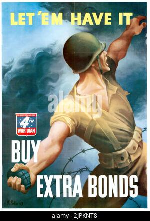 World War II War Bonds poster, 1943 Stock Photo - Alamy