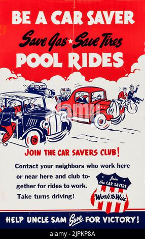 World War II Propaganda (1940s) Mini Poster - "The New Calvary ...