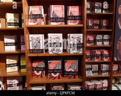 Books in Livraria Lello aka Lello Bookstore in Porto, Portugal. Author ...