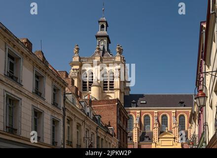 The Saint-Pierre Collegiate Catholic Church at Douai, France Stock ...
