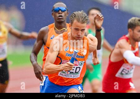 MUNCHEN, GERMANY - AUGUST 19: Jochem Dobber of the Netherlands ...