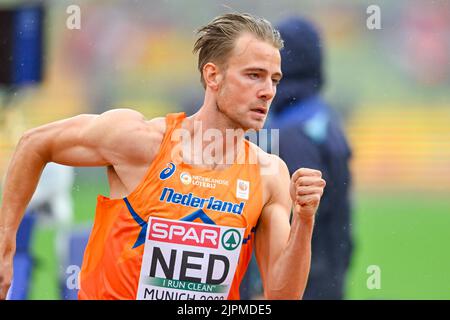 MUNCHEN, GERMANY - AUGUST 19: Jochem Dobber of the Netherlands ...