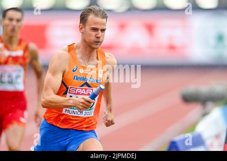 MUNCHEN, GERMANY - AUGUST 19: Jochem Dobber of the Netherlands ...