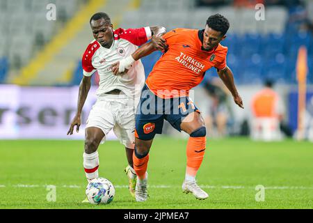 ISTANBUL, TURKEY - AUGUST 18: Mounir Chouiar of Basaksehir FK during ...