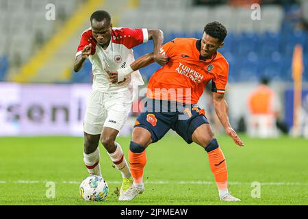 ISTANBUL, TURKEY - AUGUST 18: Mounir Chouiar of Basaksehir FK during ...