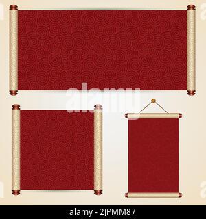 Traditional Chinese scroll, use for mounting and hanging Chinese ...