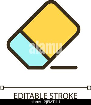 Eraser RGB color icon Stock Vector Image & Art - Alamy