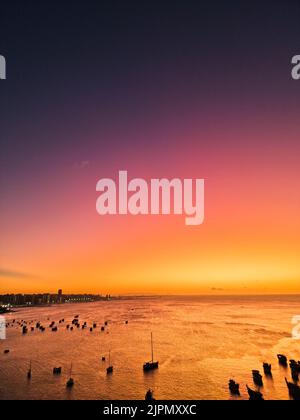 beautiful sunset in Fortaleza Beach Stock Photo - Alamy