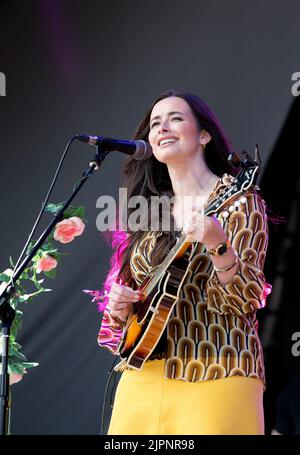 Francesca "Chess" Whiffin of The Wandering Hearts performs on stage as ...