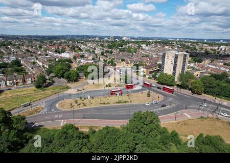 Whipps Cross aerea of Walthamstow London borough UK drone aerial view ...