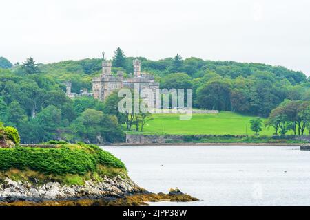 Lews Castle, Victorian era castle in Stornoway, Isle of Lewis, Scotland ...