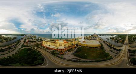 360° view of Aerial 360 panorama Hollywood Lakes Florida USA - Alamy