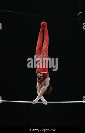August 18, 2022: Taylor Burkhart from Stanford competes during men's ...