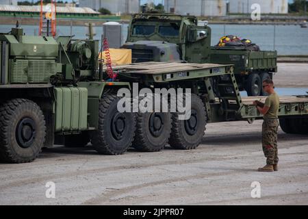 U.S. Marine Corps Cpl. Makayla Keating, a Muncie, Indiana, native and a ...