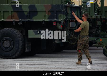 U.S. Marine Corps Cpl. Makayla Keating, a Muncie, Indiana, native and a ...