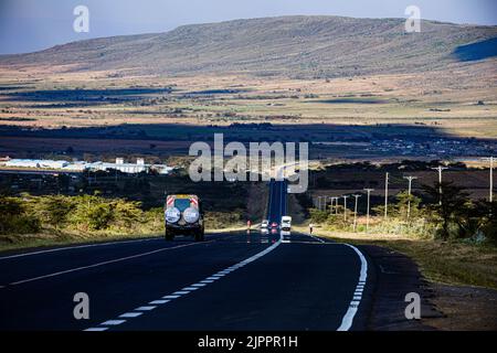 Ntulele Highway Road Narok County Kenya East Africa Great Rift Valley ...