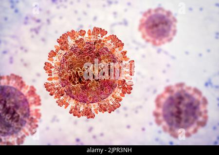 Langya viruses, illustration Stock Photo - Alamy
