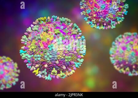 Langya viruses, illustration Stock Photo - Alamy