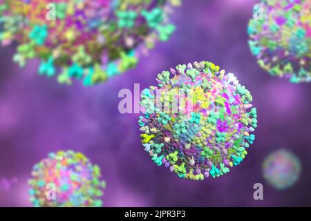 Langya viruses, illustration Stock Photo - Alamy