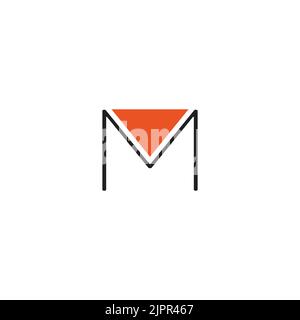 minimal mail logo template design Stock Vector Image & Art - Alamy