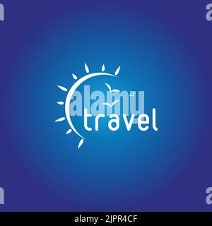 travel logo emblem travel agency concept Stock Vector Image & Art - Alamy