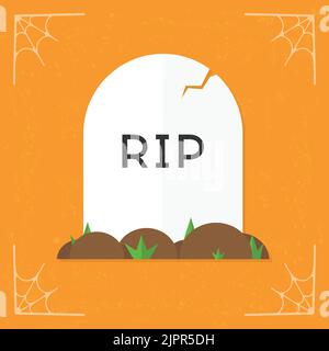 Grave Vector Icon Sign Icon Vector Illustration For Personal And ...