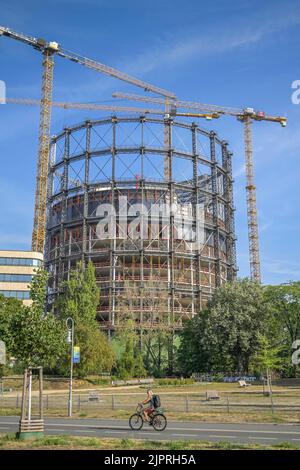 Gasometer, conversion to office building, EUREF Campus, Schoeneberg ...